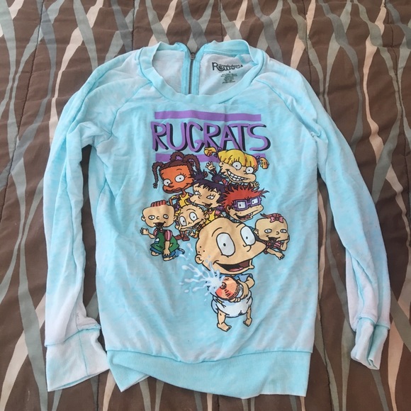 Nickelodeon | Tops | Rugrats Nickelodeon Rewind Blue Shirt | Poshmark